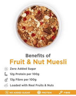 Buy True Elements Fruit And Nut Muesli - Protein Rich Online