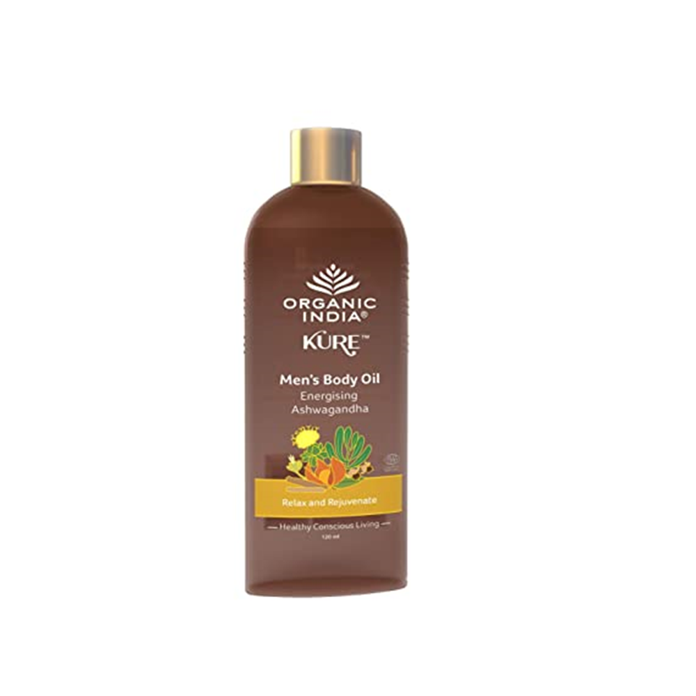 Buy Organic India Mens Body Oil Energising Ashwagandha Online in USA ...