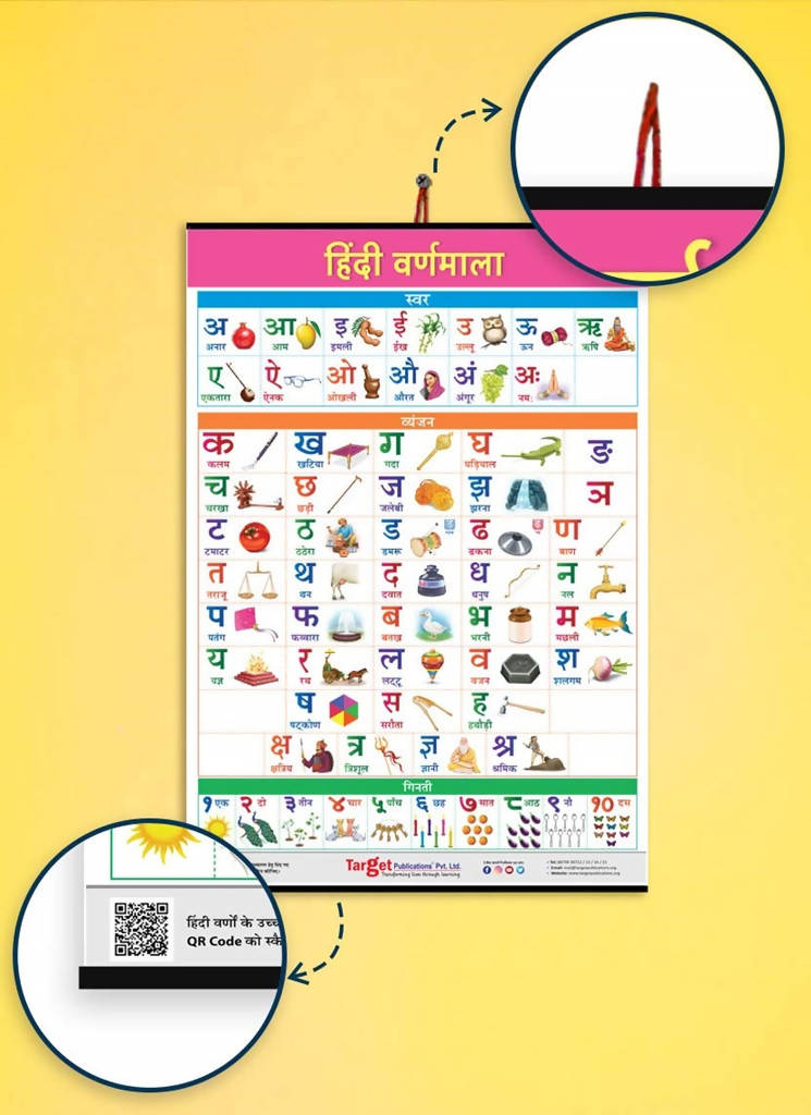 Buy Jumbo Set of 2 Early Learning Charts contains Alphabets & Numbers ...