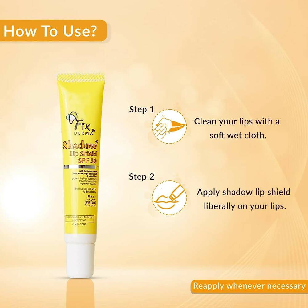 Buy Fixderma Shadow Lip Shield SPF 50 Online at Low Price.