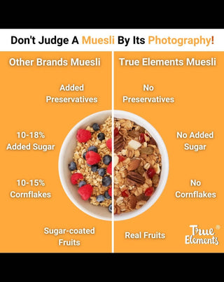 Buy True Elements Fruit And Nut Muesli - Protein Rich Online