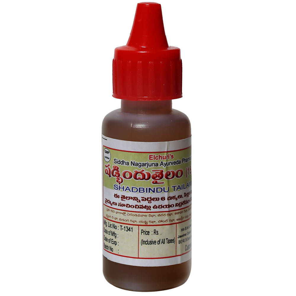 Buy Siddha Nagarjuna Ayurveda Shadbindu Tailam Online at Best Price ...