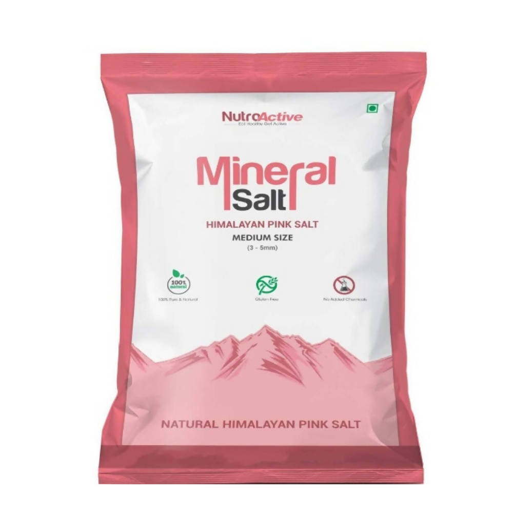 Buy NutroActive MineralSalt Himalayan Pink Rock Salt Medium Size Grain ...