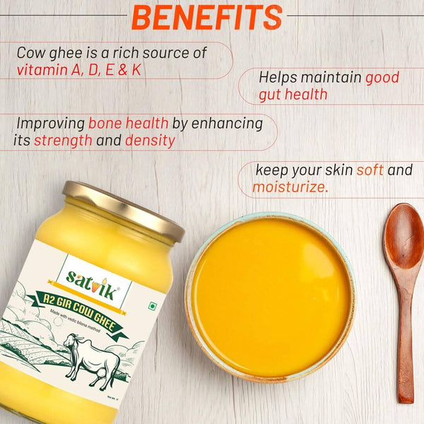 Buy Satvik A2 Gir Cow Ghee Online at Best Price | Distacart