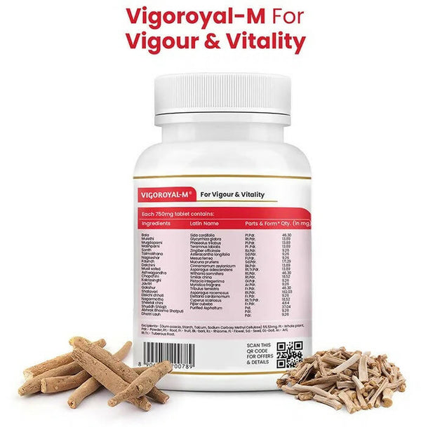 Buy Maharishi Ayurveda Vigoroyal-M Tablets Online at Best Price | Distacart