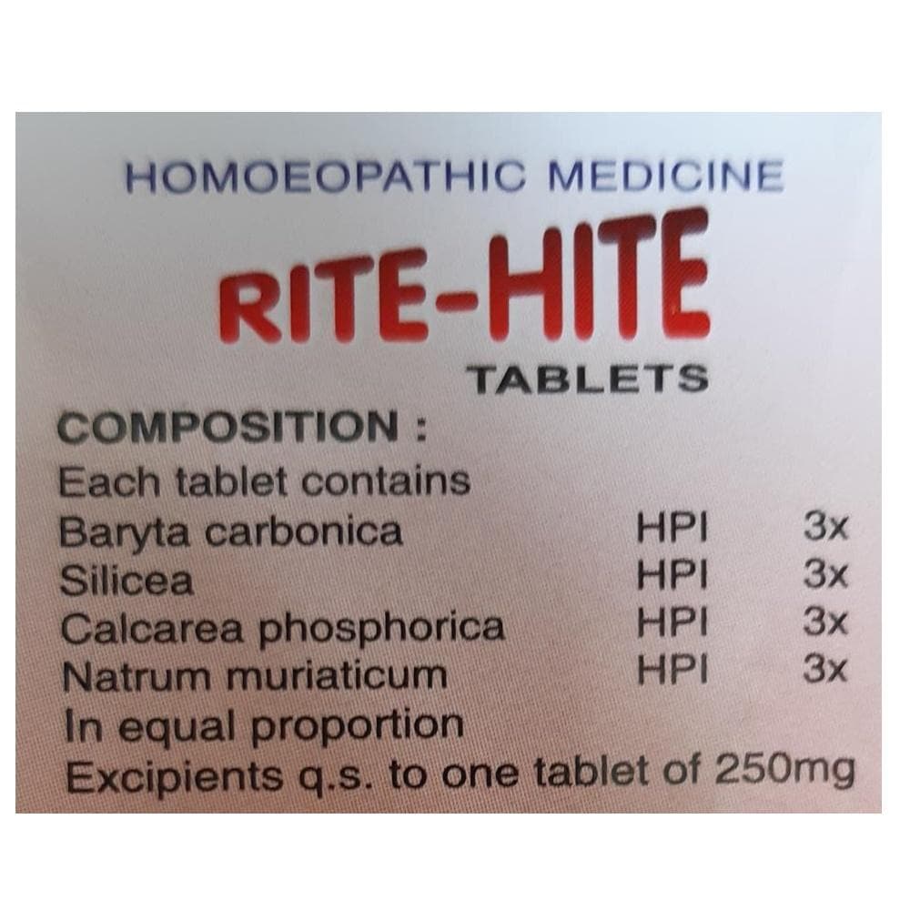 Buy SBL Homeopathy Rite-Hite Tablets Online at Best Price | Distacart