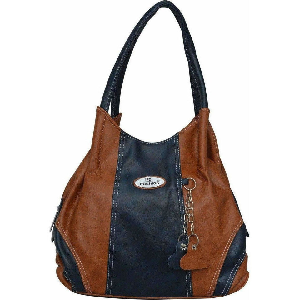 Buy FD Fashion Shoulder Bag (Tan, Blue) Online at Best Price | Distacart