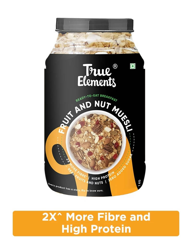 Buy True Elements Fruit And Nut Muesli - Protein Rich Online