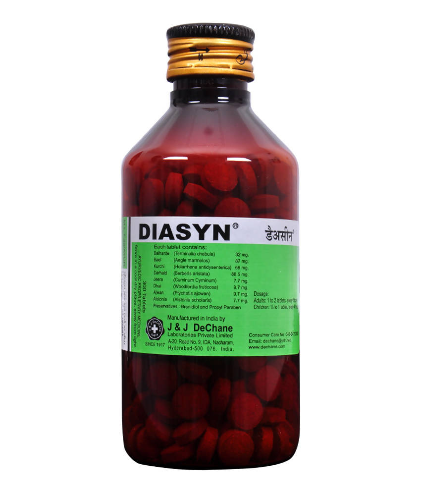 Buy J & J Dechane Ayurvedic Diasyn Tablets Online at Best Price | Distacart