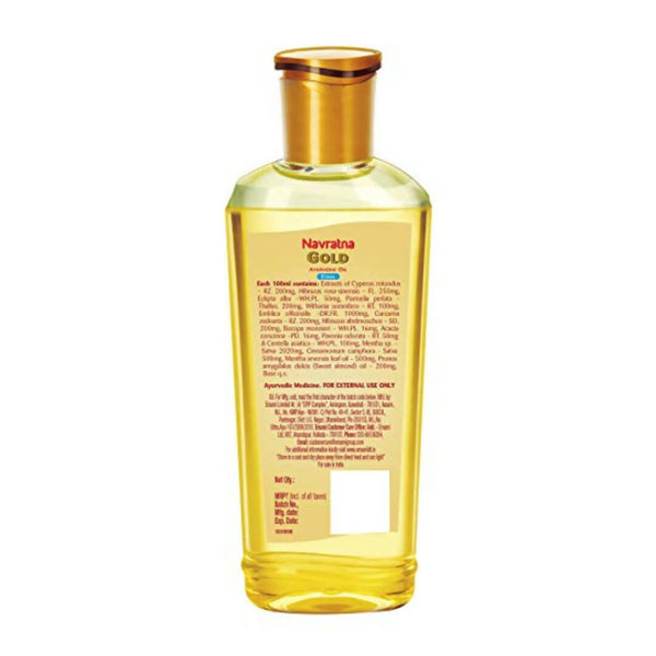 Buy Navratna Gold Ayurvedic Oil Online at Best Price | Distacart