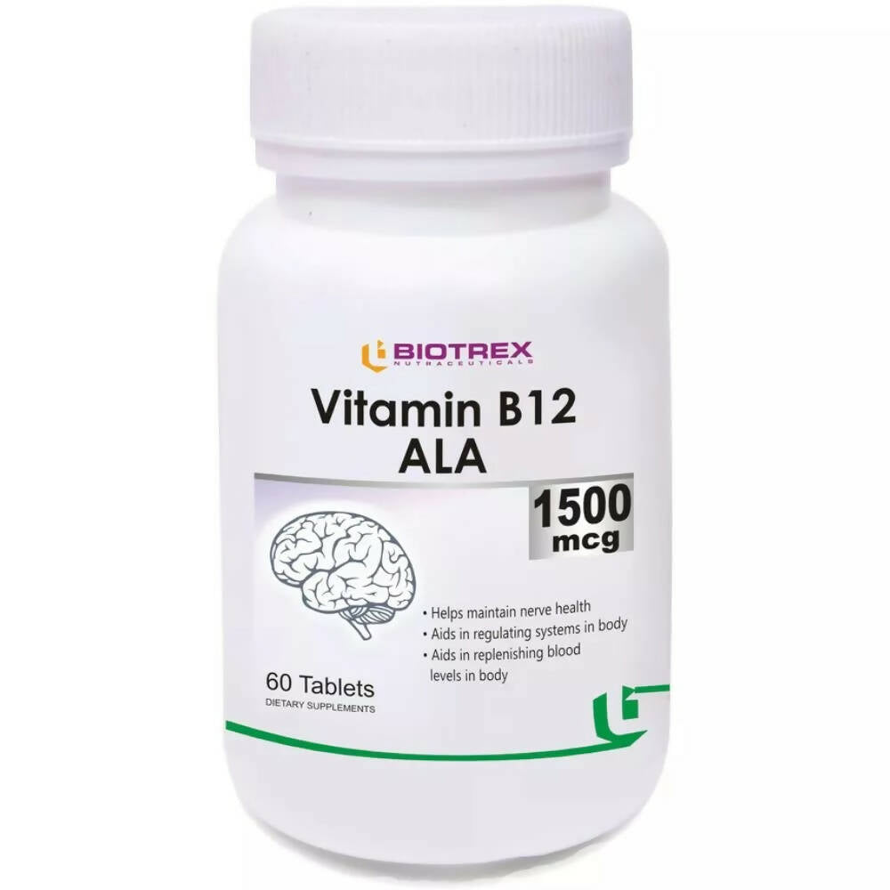Buy Biotrex Vitamin B12 Ala 1500Mg Tablets Online at Low Price. – Distacart